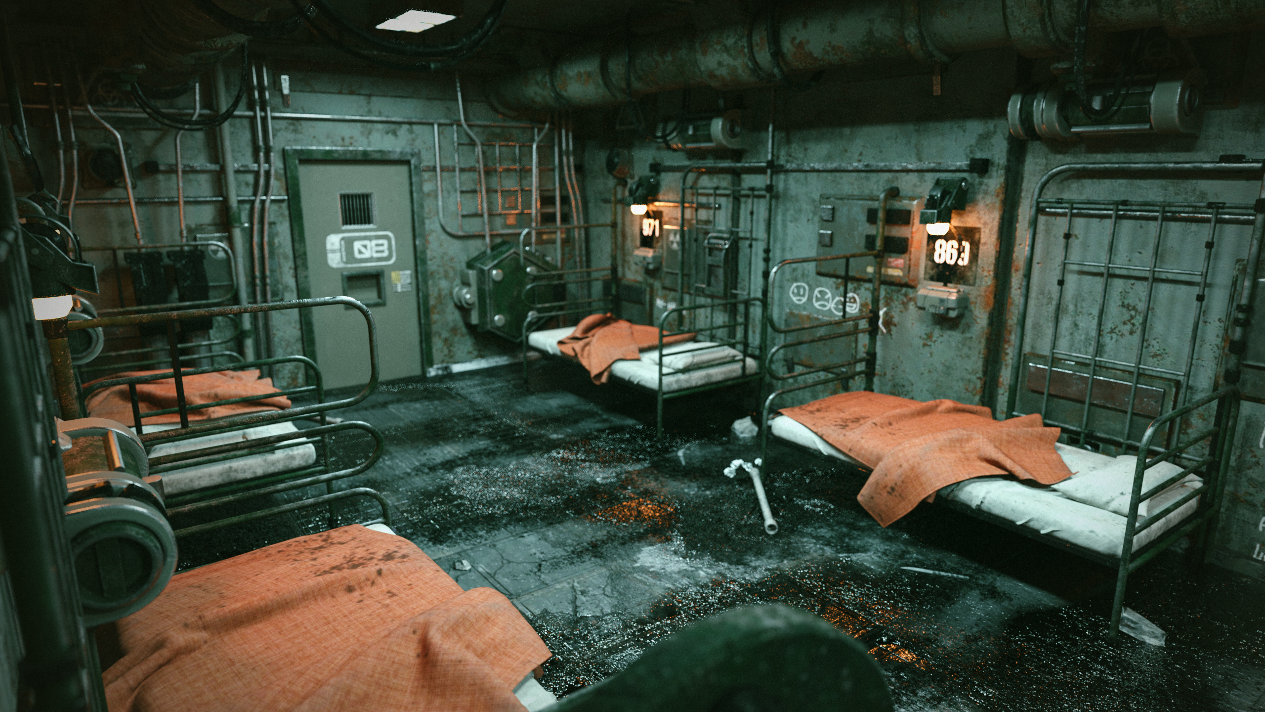 Cyberpunk Prison Cell | Daz 3D