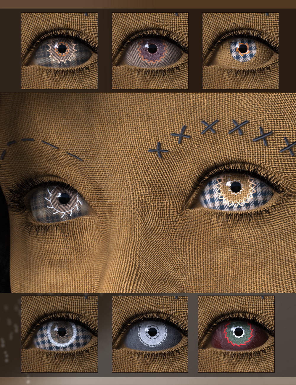 Rag Doll Eye Builder for Genesis 9 | Daz 3D