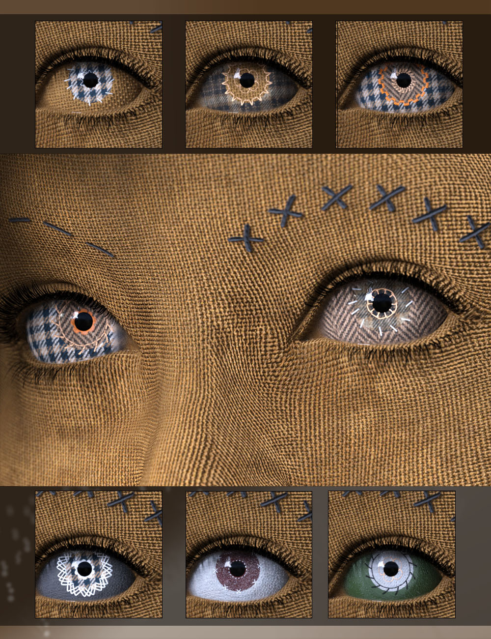 Rag Doll Eye Builder for Genesis 9 | Daz 3D