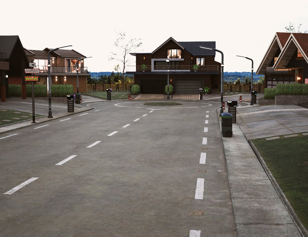 XI Futuristic Christmas Village Summer Add-on | Daz 3D