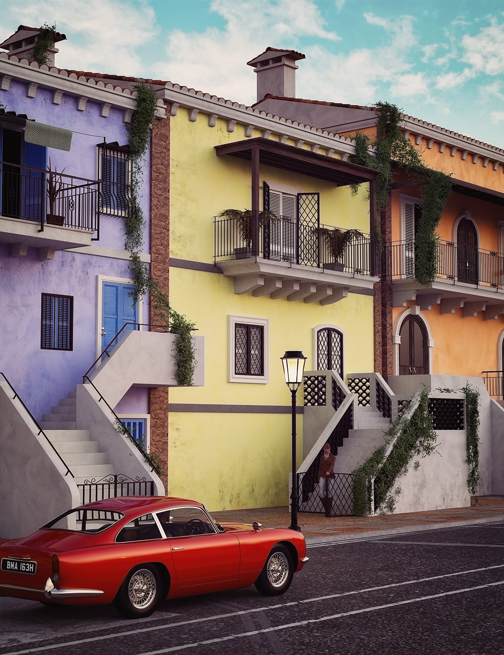 FN Europe Street | Daz 3D