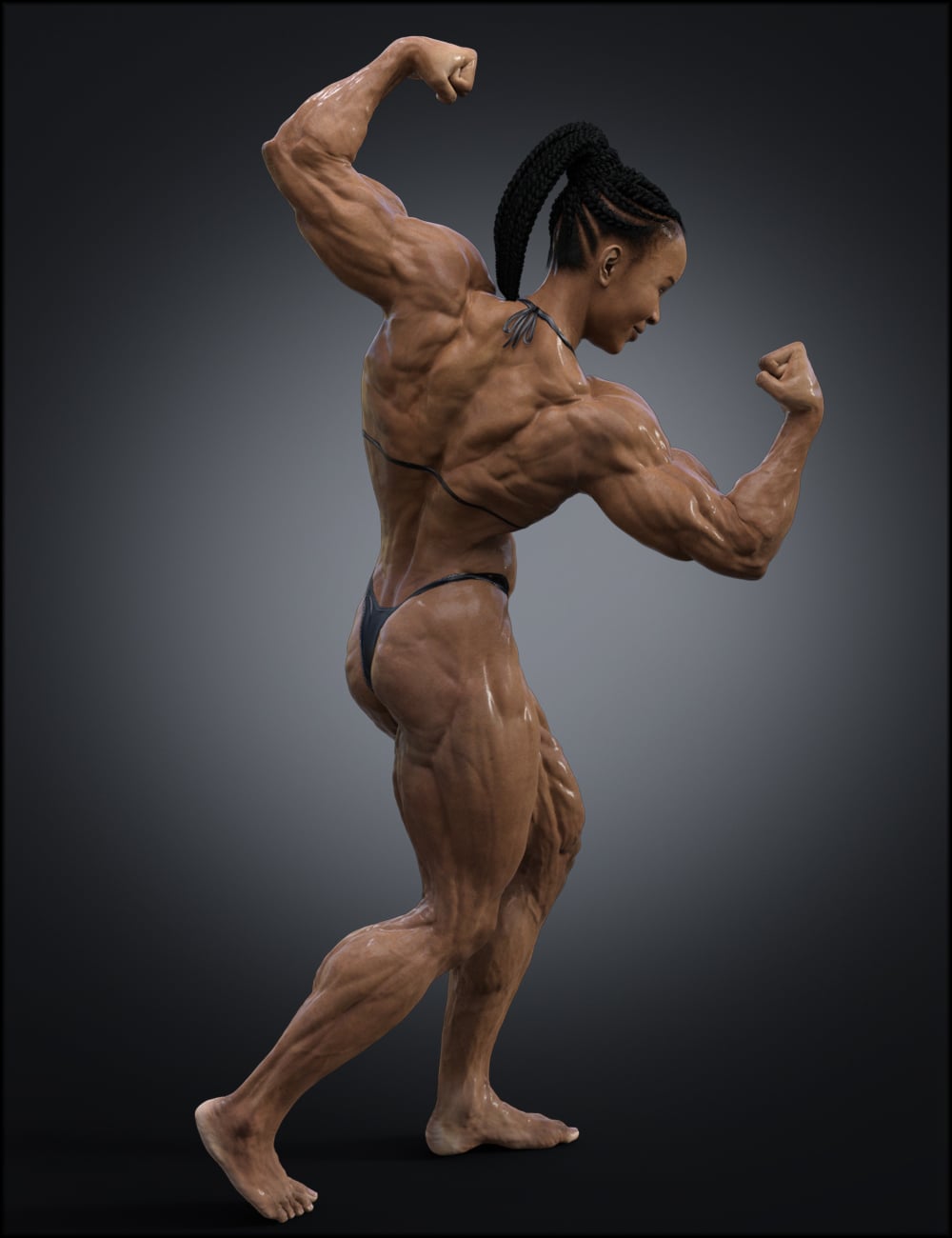 Auto Muscle Enhancer HD For Genesis 8 Females | Daz 3D