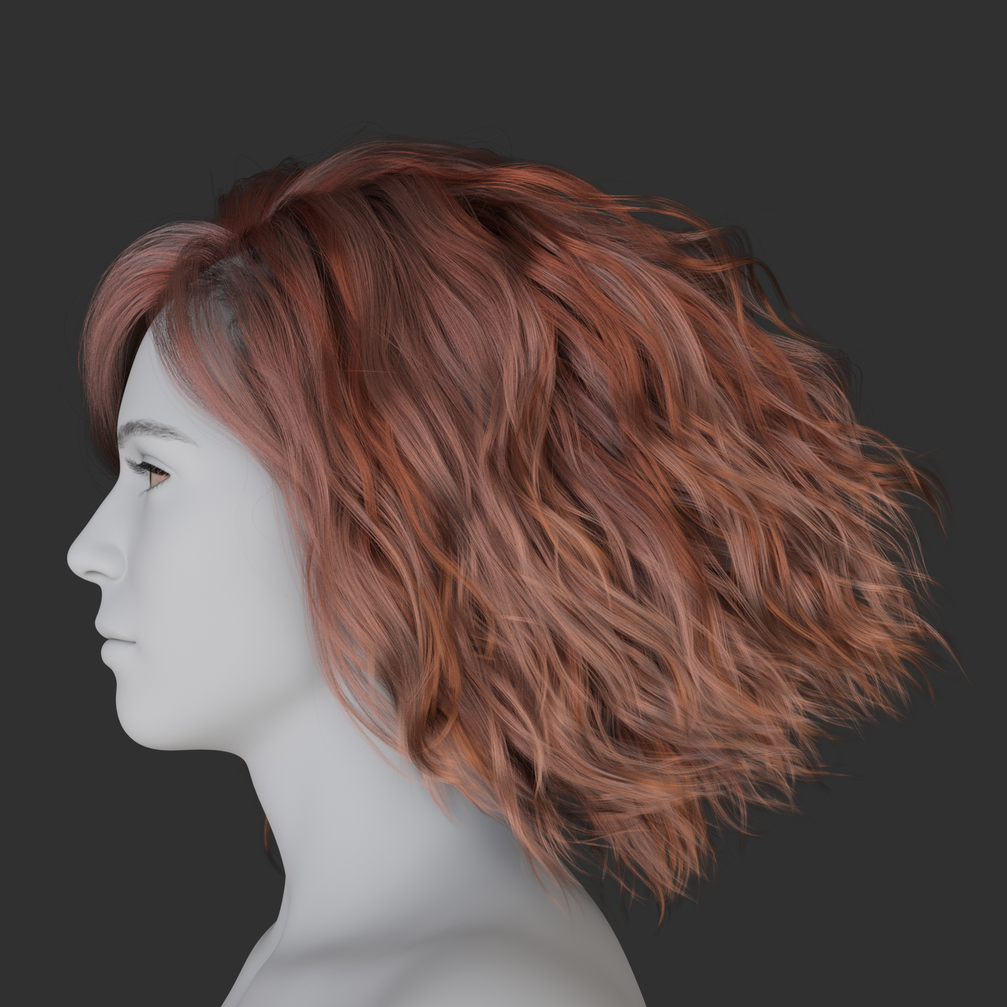 dForce XYZ Realistic Short Messy Hair for Genesis 9 | Daz 3D