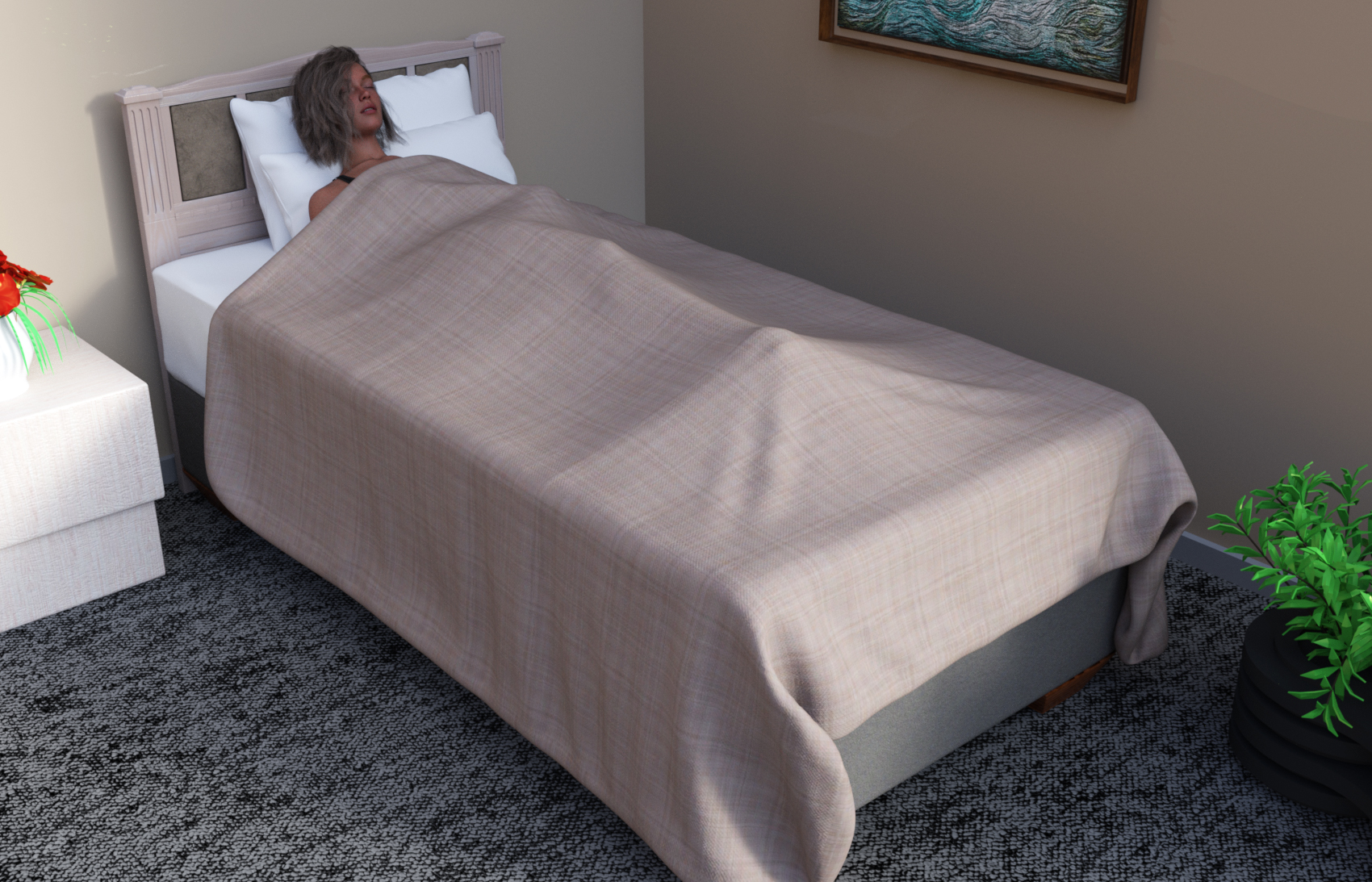 JW My Bed Prop | Daz 3D