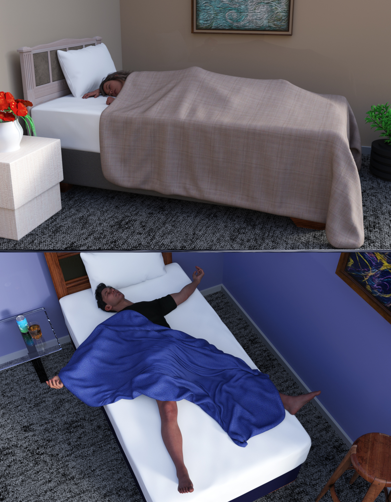 JW My Bed Prop | Daz 3D