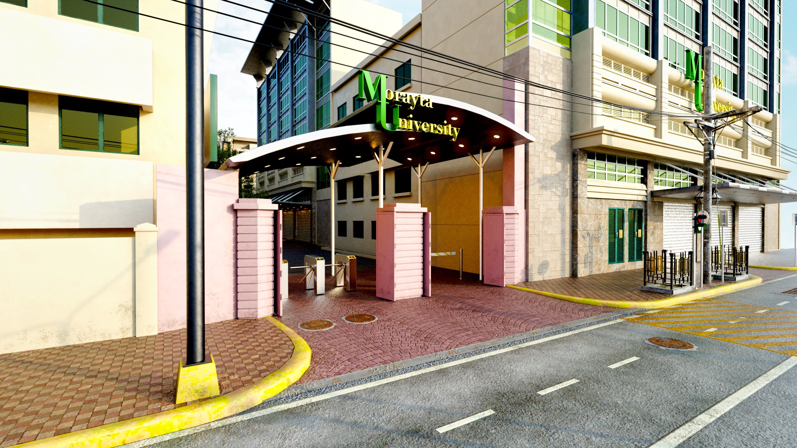 Morayta University Entrance | Daz 3D