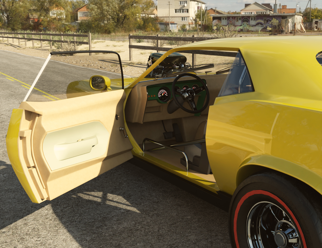 XI Muscle Dragster Car | Daz 3D