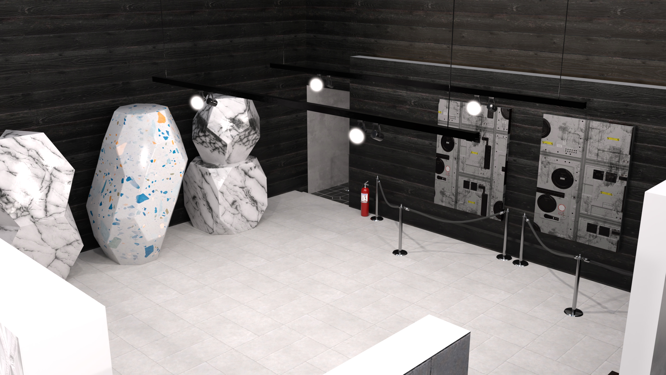 Art Exhibition Warehouse | Daz 3D