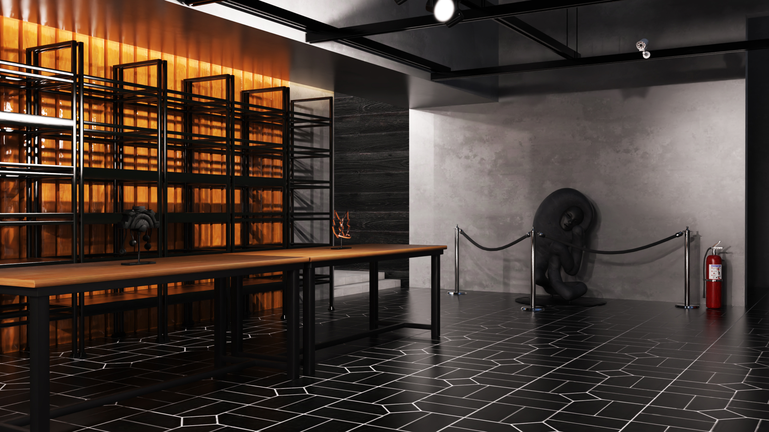 Art Exhibition Warehouse | Daz 3D