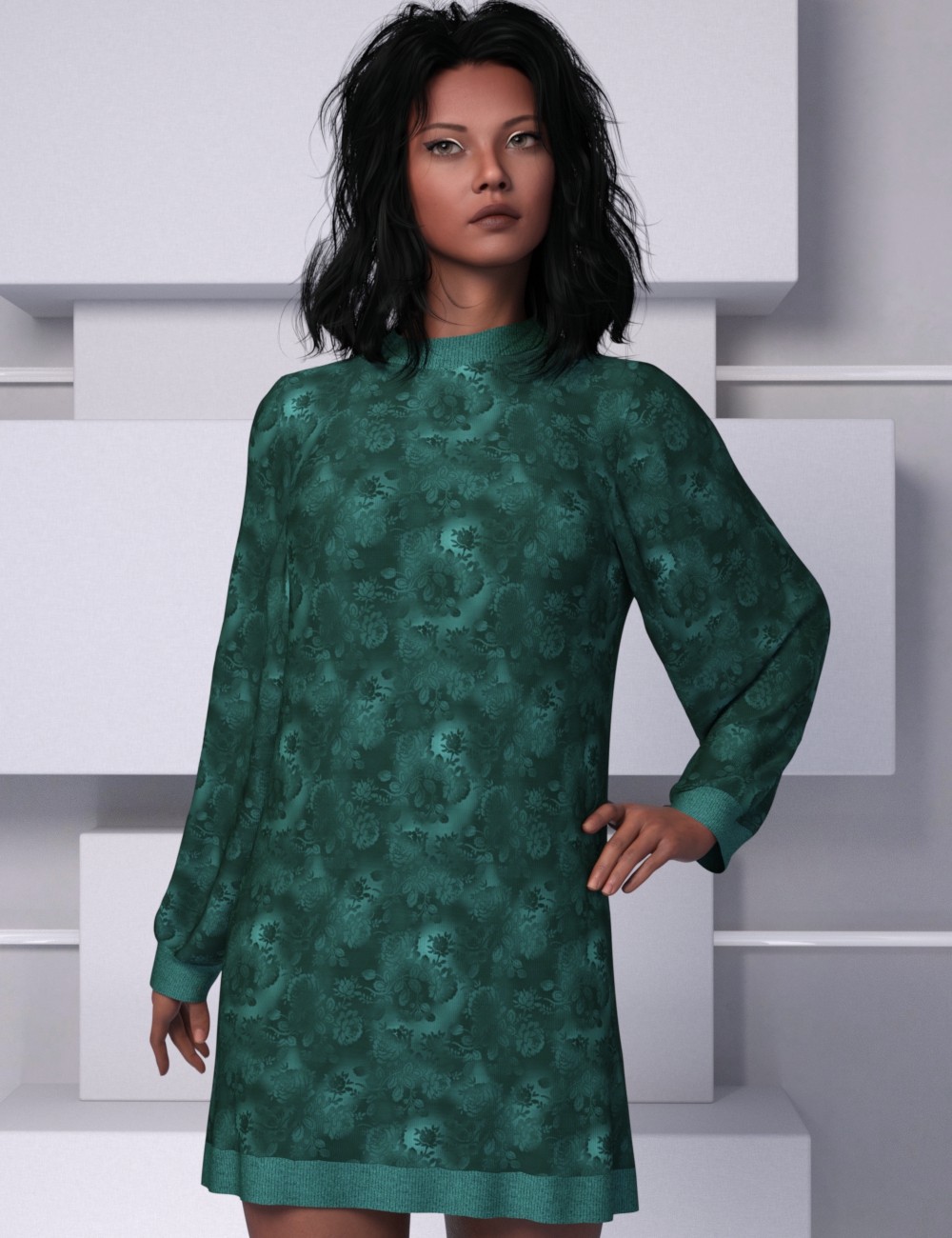 Diverse - Texture Addon for the dForce SweaterDress | Daz 3D