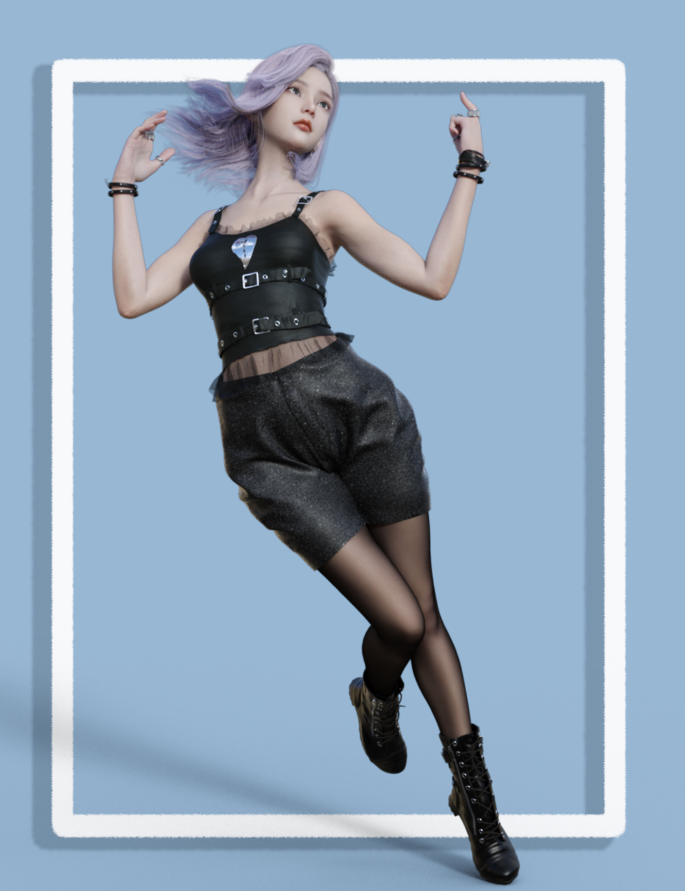 KuJ Cover Person Poses for Genesis 9 and 8 | Daz 3D