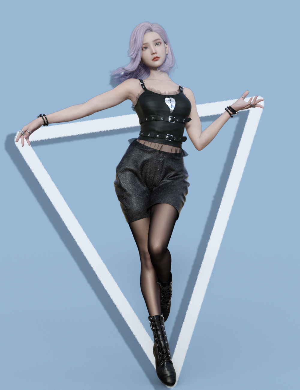 KuJ Cover Person Poses for Genesis 9 and 8 | Daz 3D