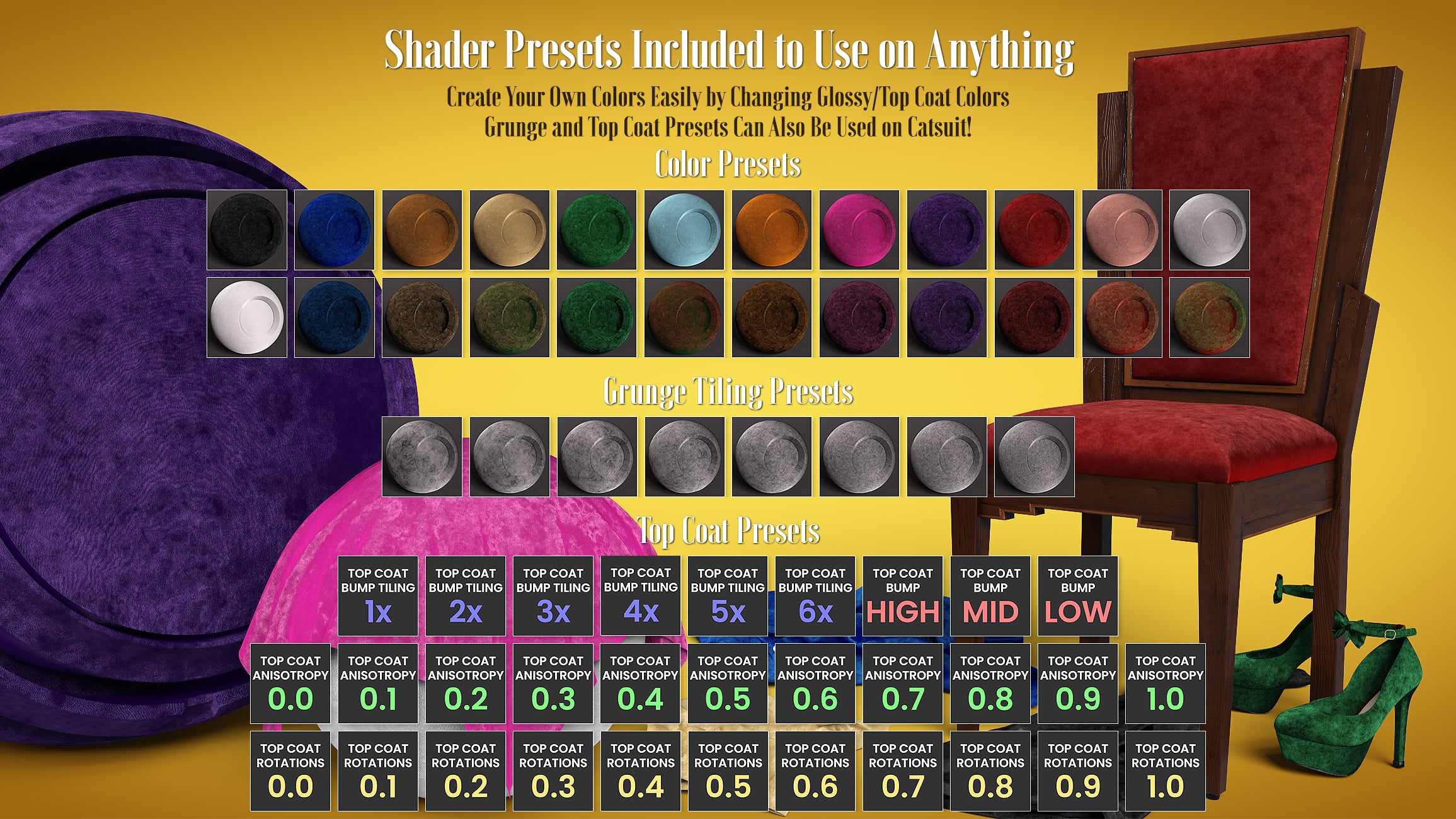 Crimbo Catsuit and Velvet Shader | Daz 3D