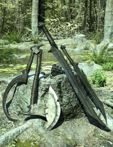 Gnarlfur Weapons Collection | Daz 3D