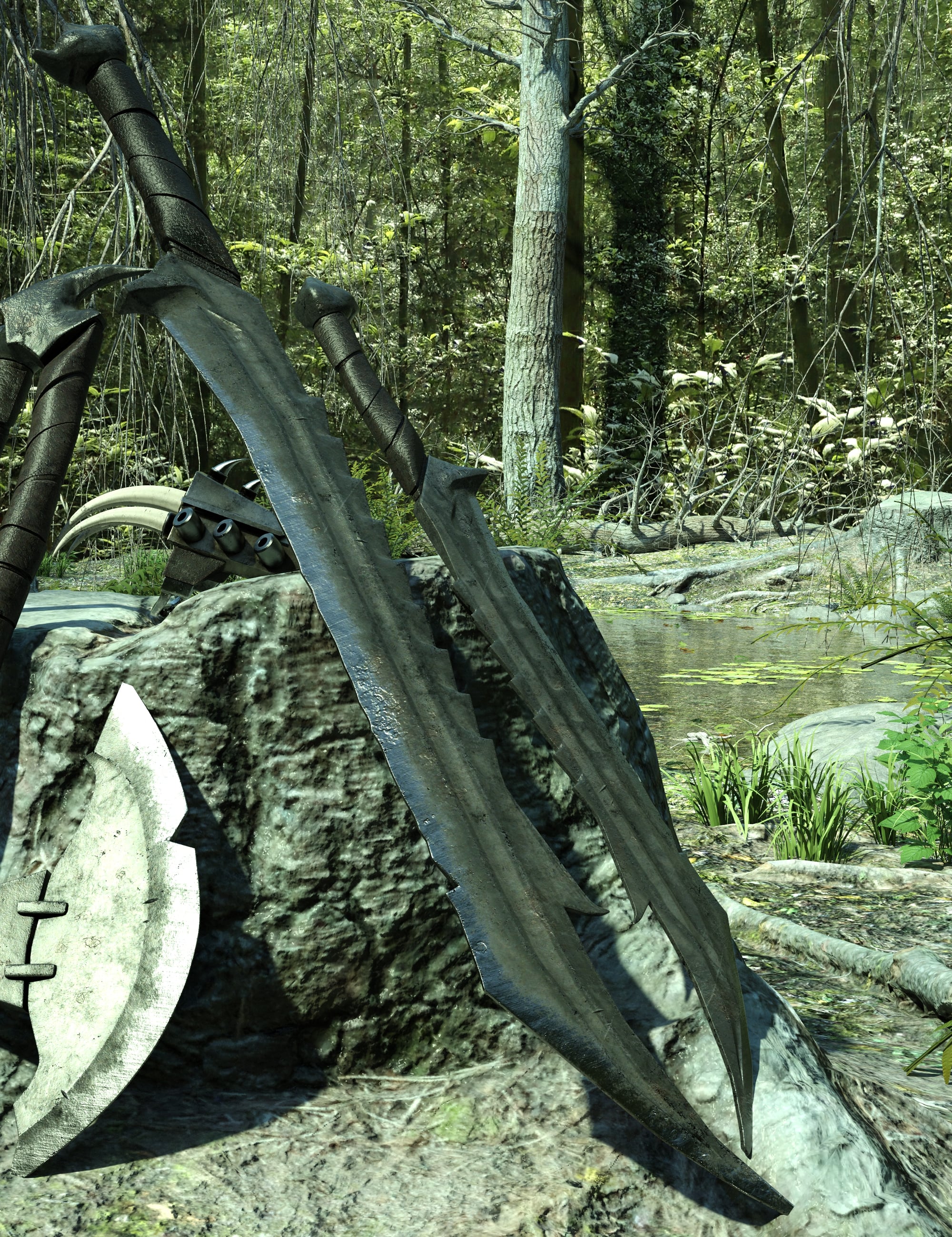Gnarlfur Weapons Collection | Daz 3D