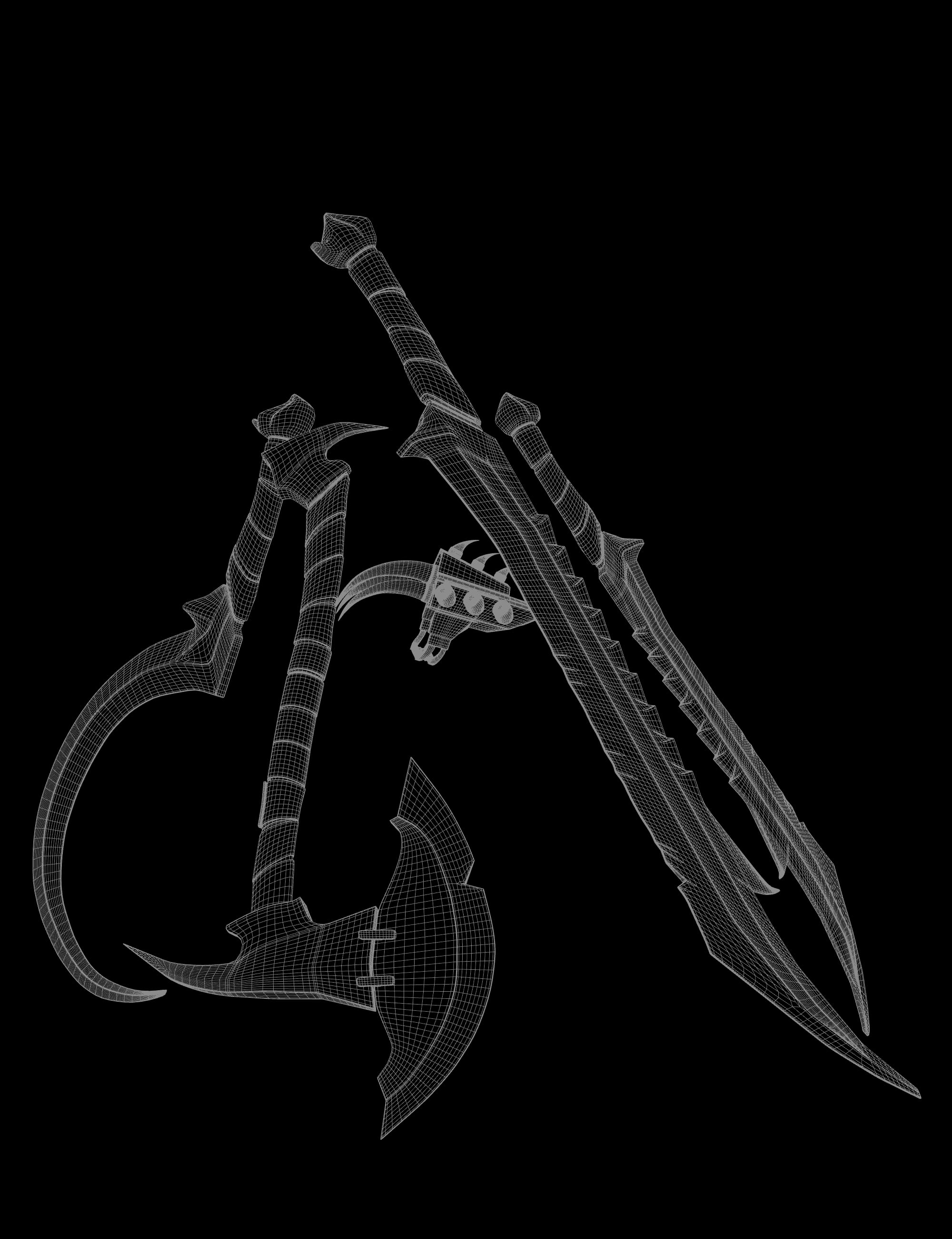 Gnarlfur Weapons Collection | Daz 3D