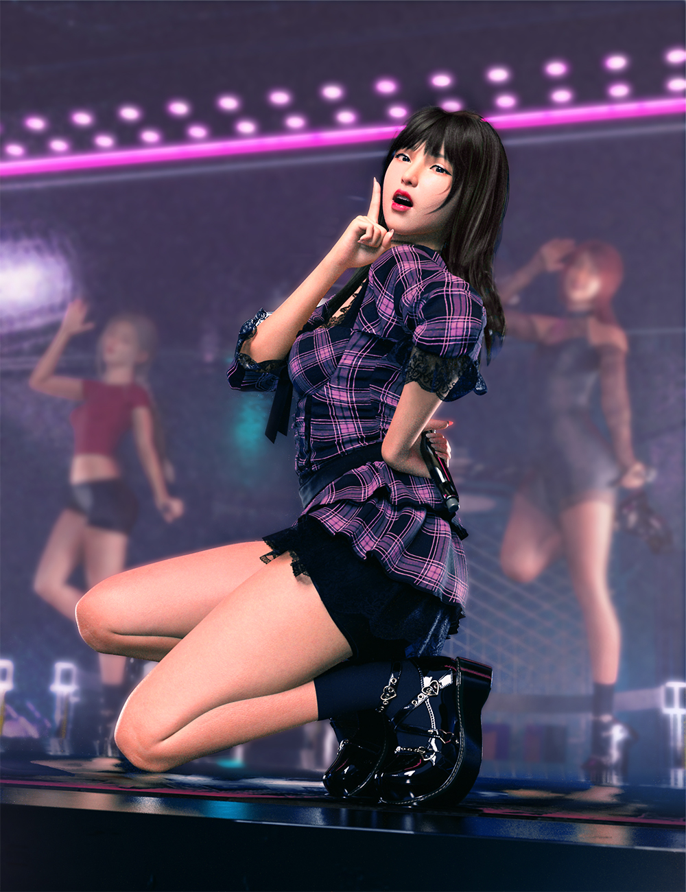 Virtual Idols Poses and Props for Genesis 9, 8 and 8.1 Females | Daz 3D