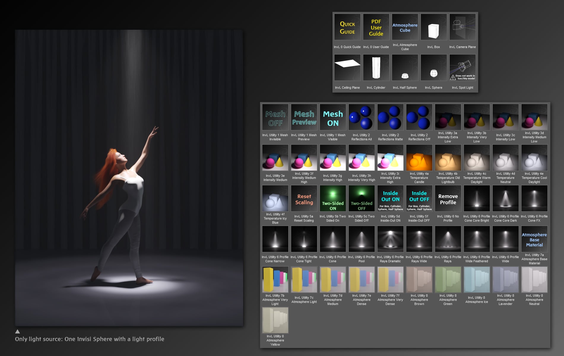 Invisi Lights: Ghost Lights and Light Profiles | Daz 3D