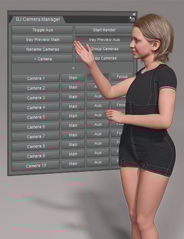 BJ Camera Manager Plugin | Daz 3D