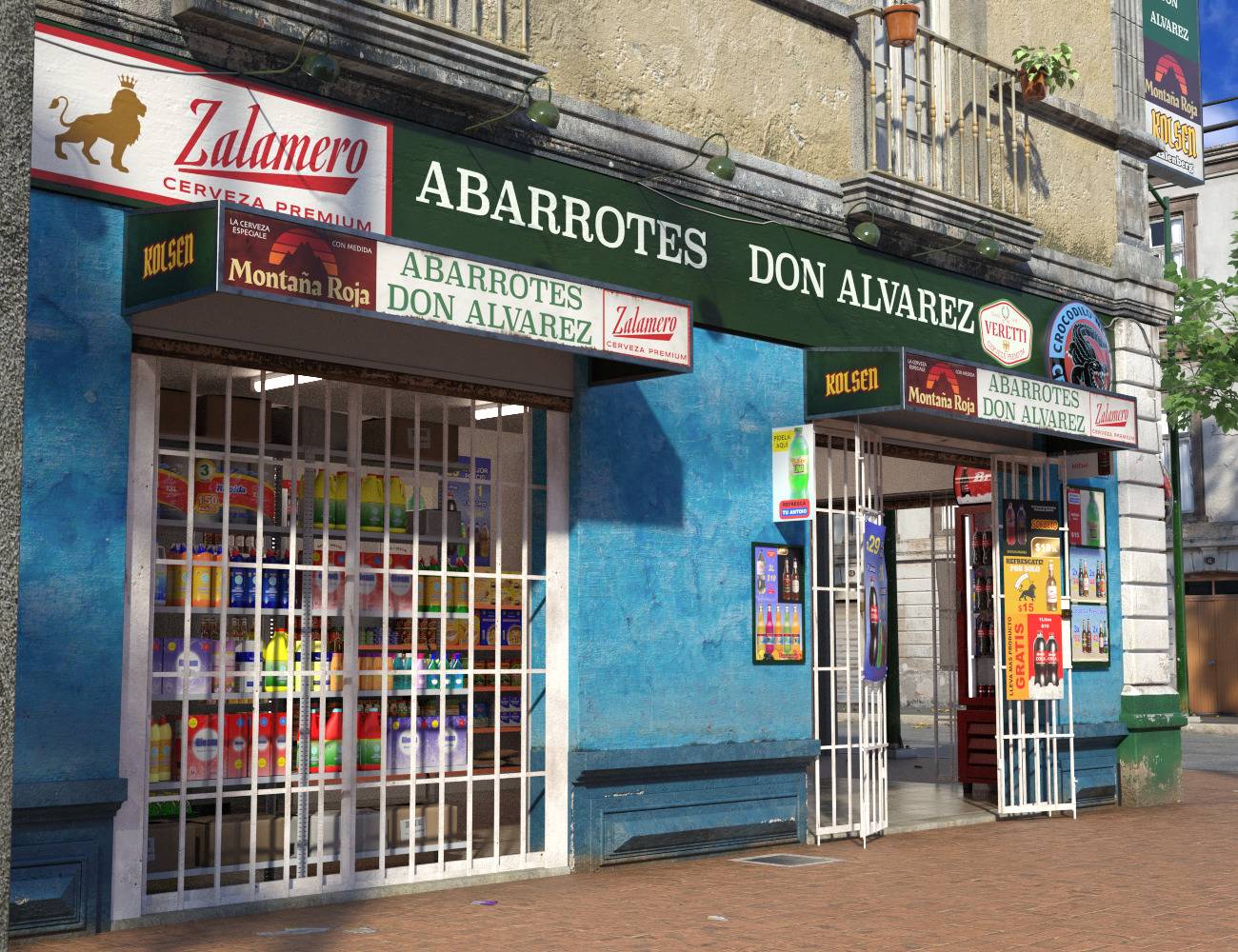 Mexico City Abarrotes | Daz 3D