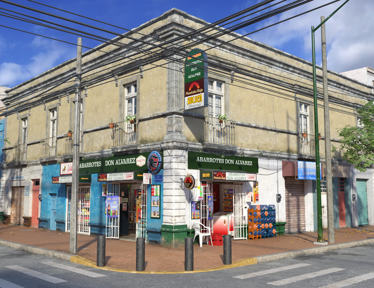 Mexico City Abarrotes | Daz 3D