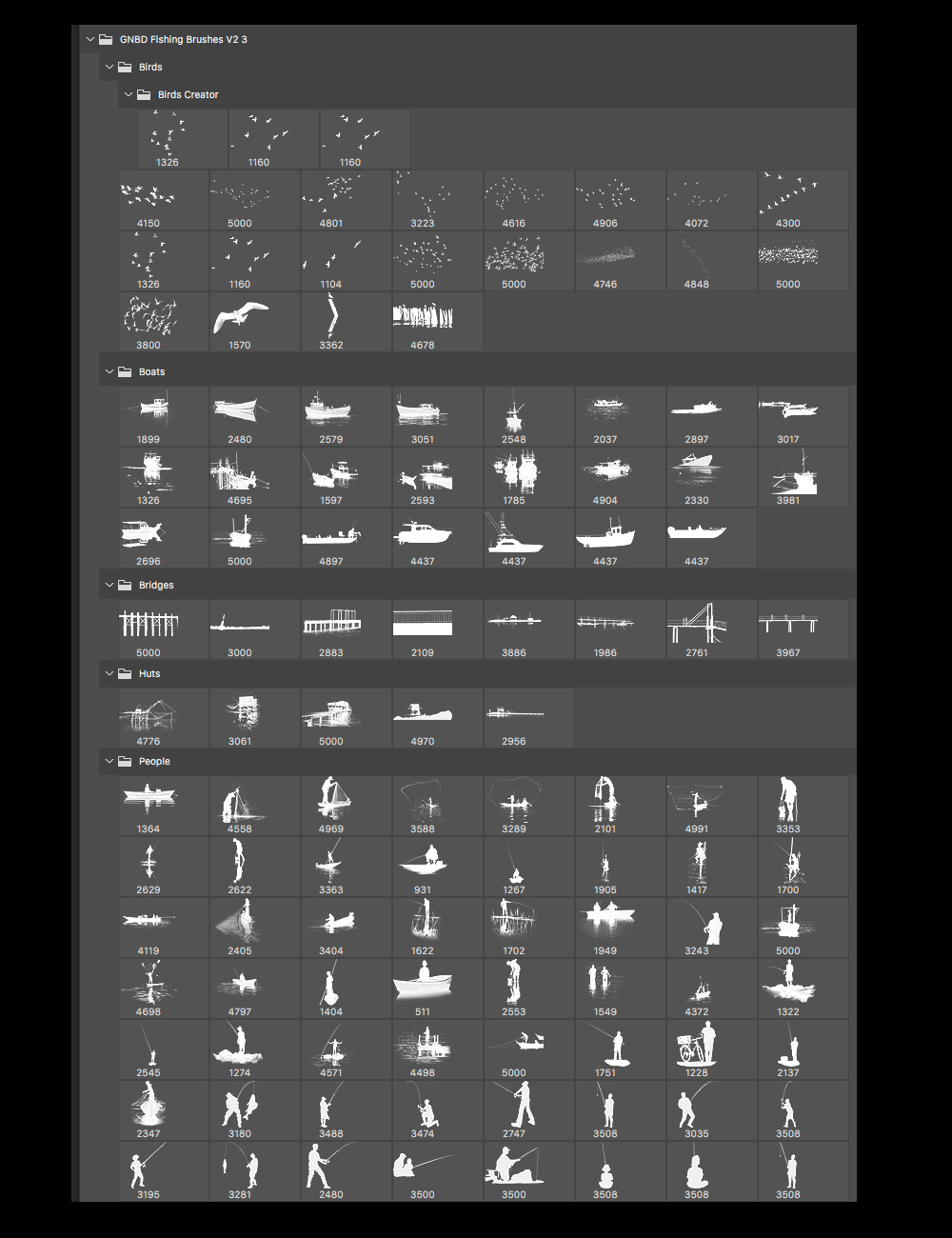 GNBD Fishing Brushes, Tutorials and Gradients | Daz 3D