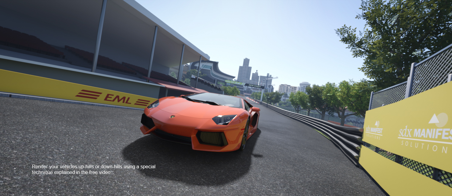 54 HDRIs - Movie Maker Iray - Race Track - Day | Daz 3D