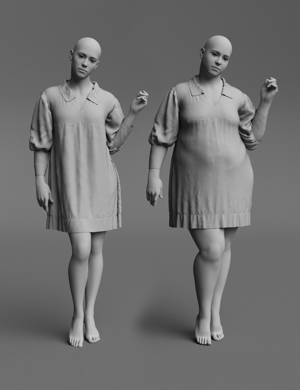 dForce Fall Fashion Dress for Genesis 9 | Daz 3D