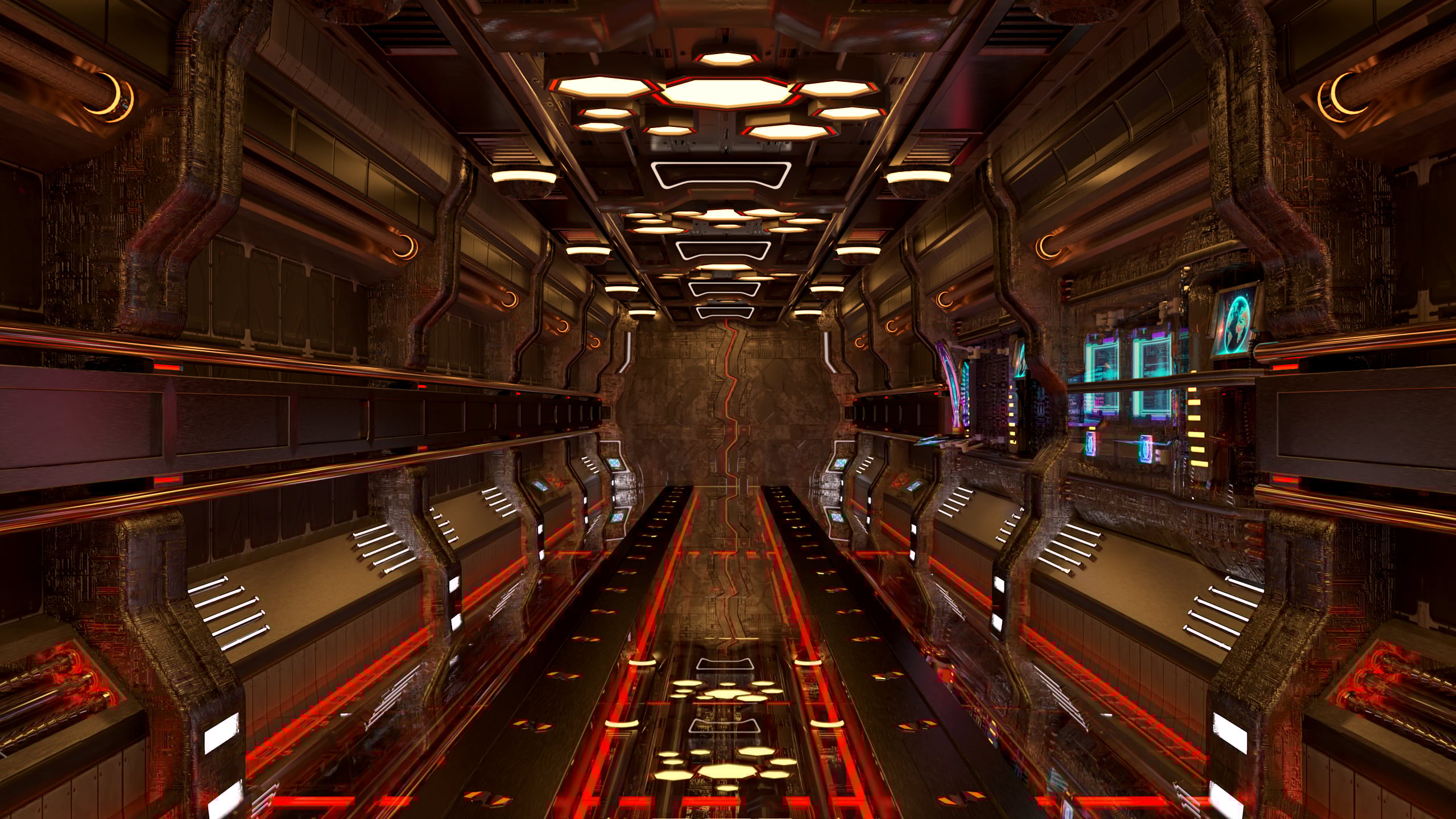 Spy Sci-Fi Tunnel | Daz 3D