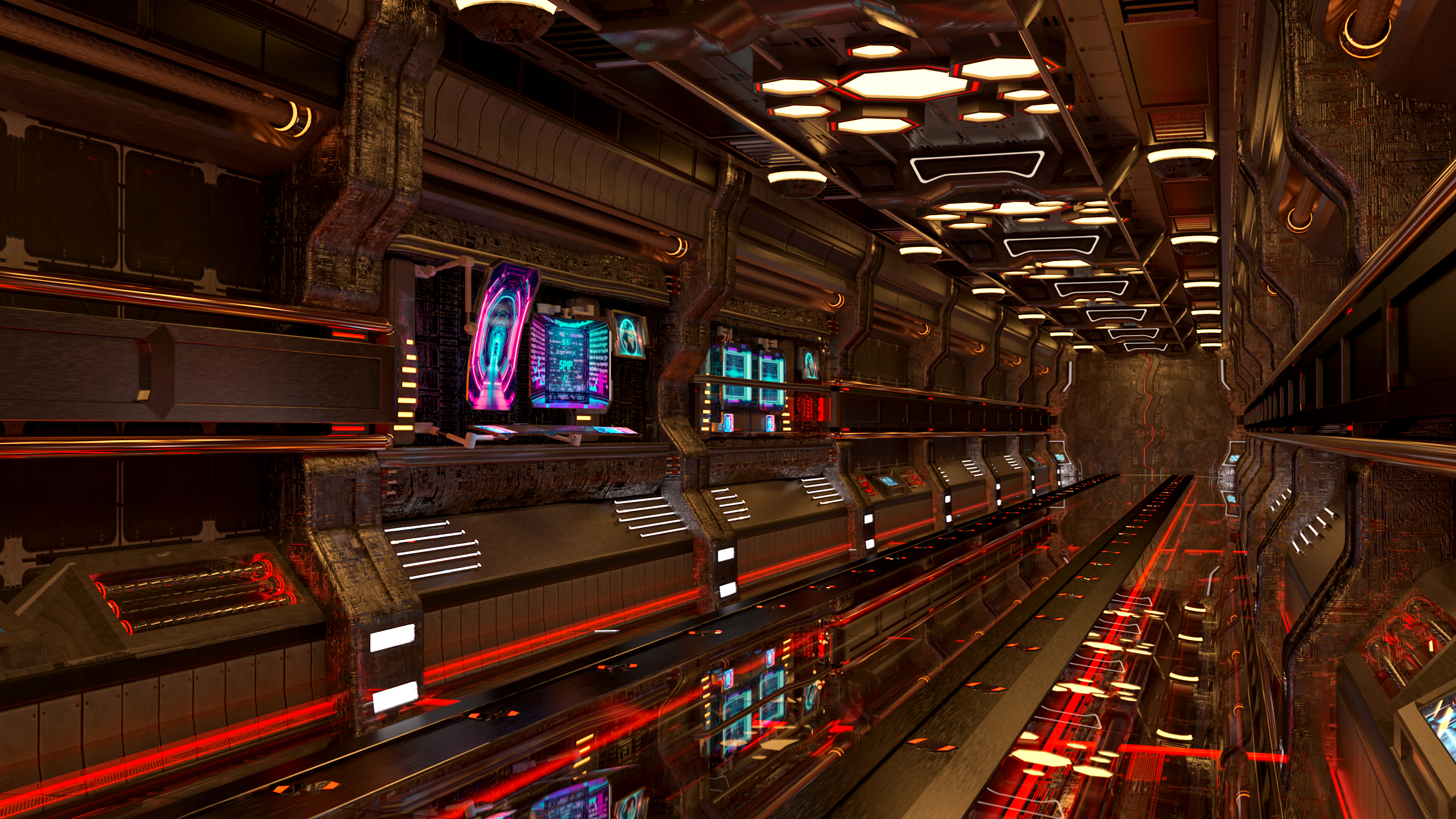 Spy Sci-Fi Tunnel | Daz 3D