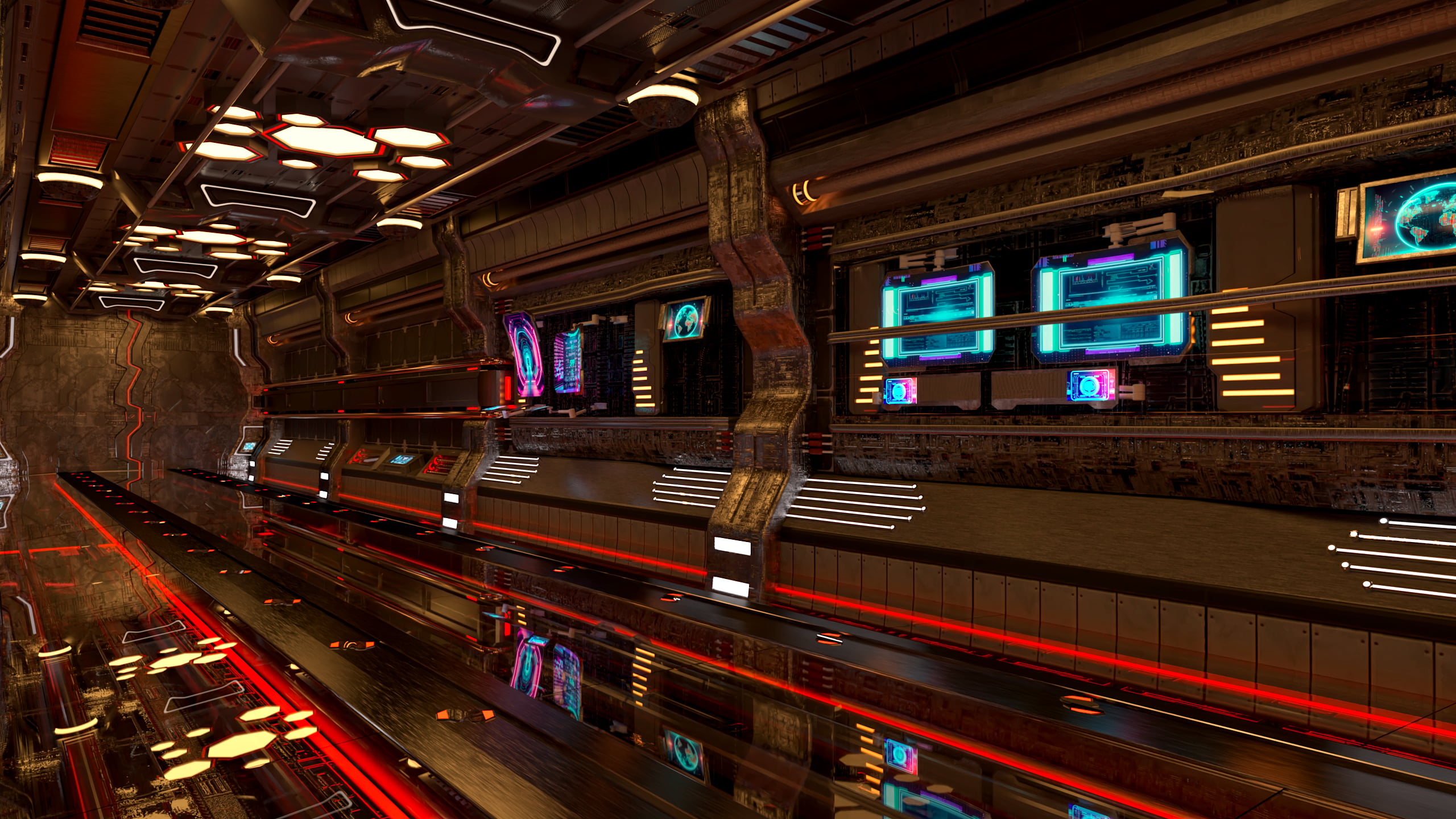 Spy Sci-Fi Tunnel | Daz 3D