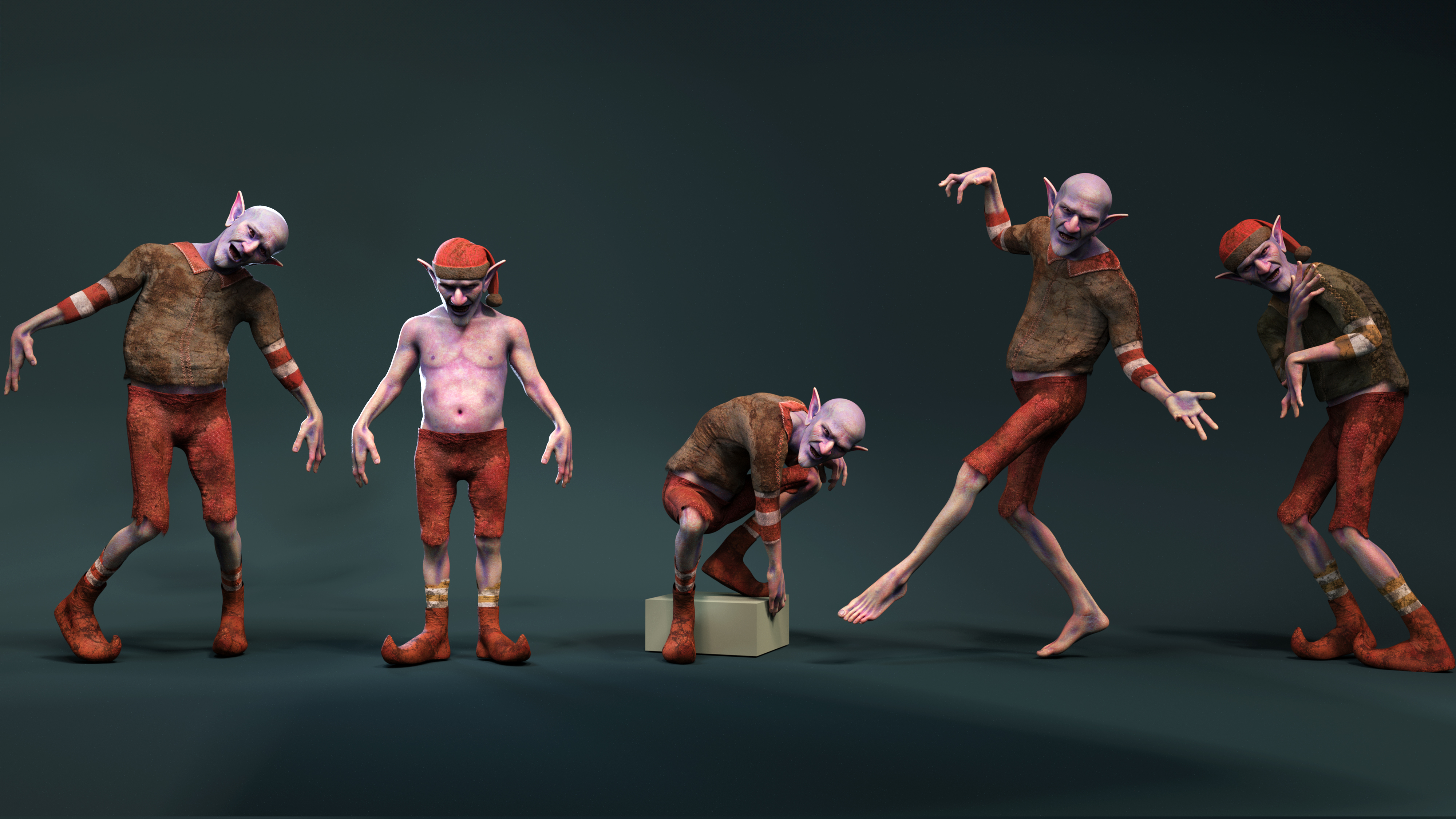 LA Goblin Poses and Expressions for Genesis 9 | Daz 3D