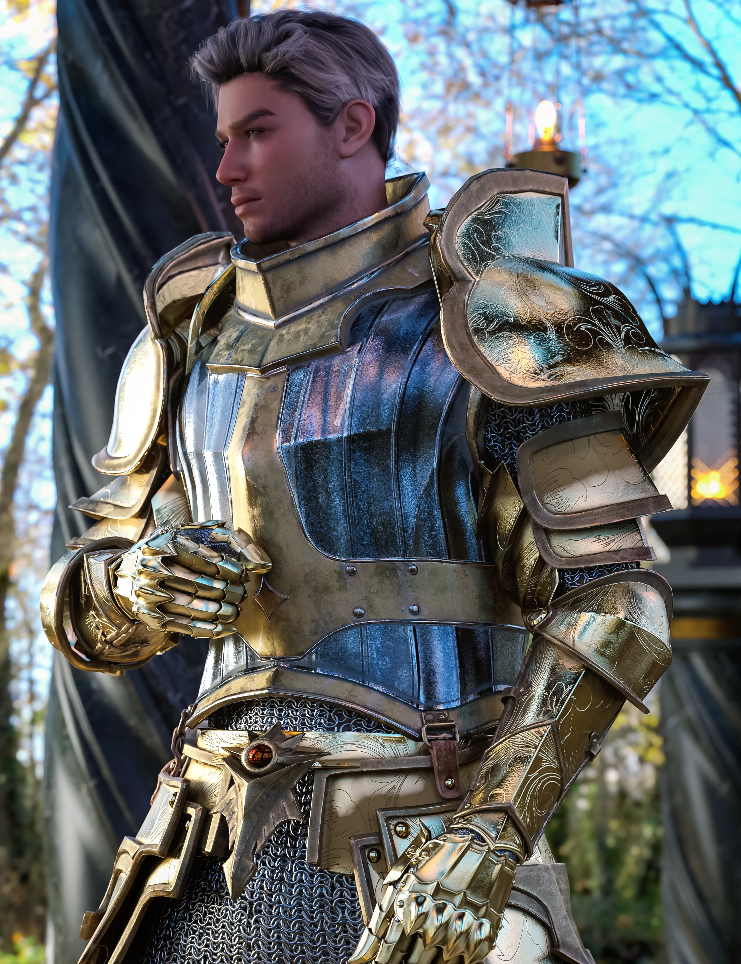 BW Pride of Knights Armor Outfit For Genesis 9 | Daz 3D