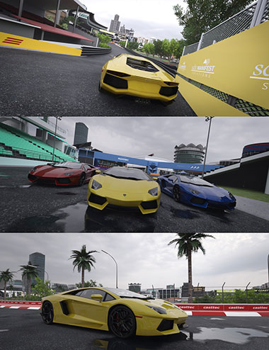 50 HDRIs - Movie Maker Iray - Race Track - Overcast | Daz 3D