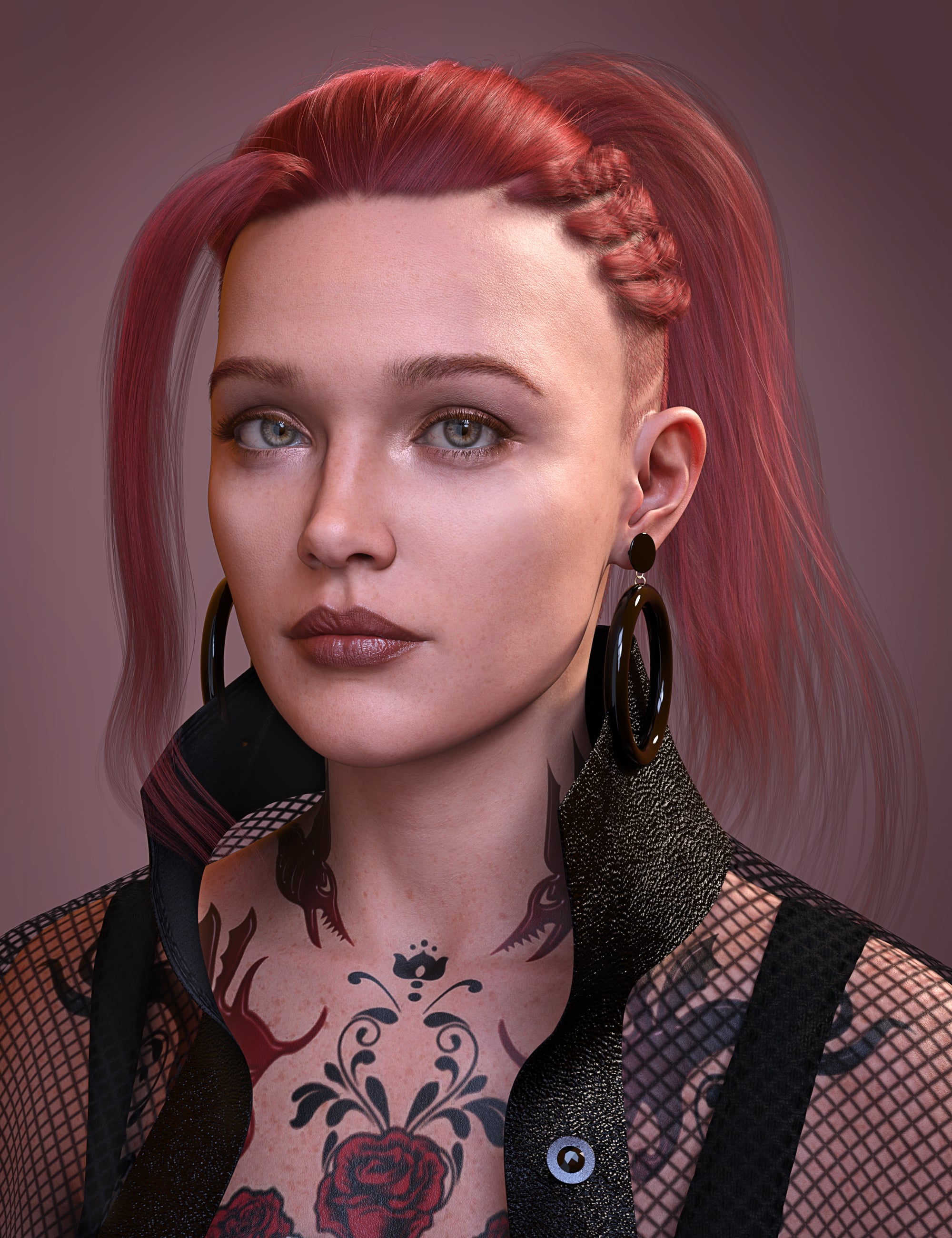 MB Punk Buns Hair | Daz 3D