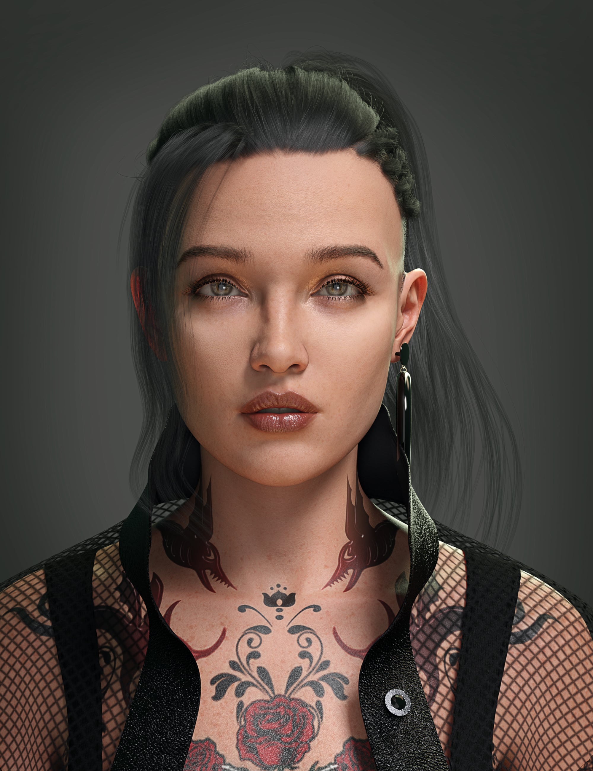 MB Punk Buns Hair | Daz 3D