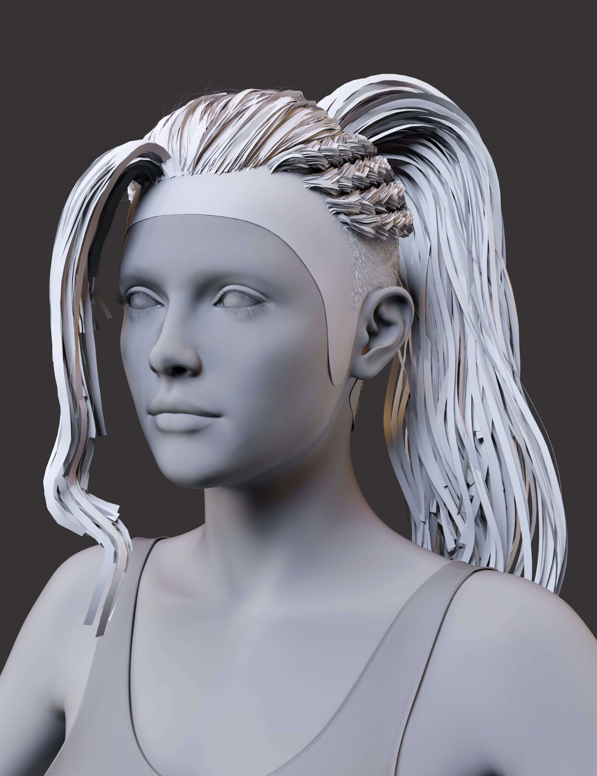 MB Punk Buns Hair | Daz 3D