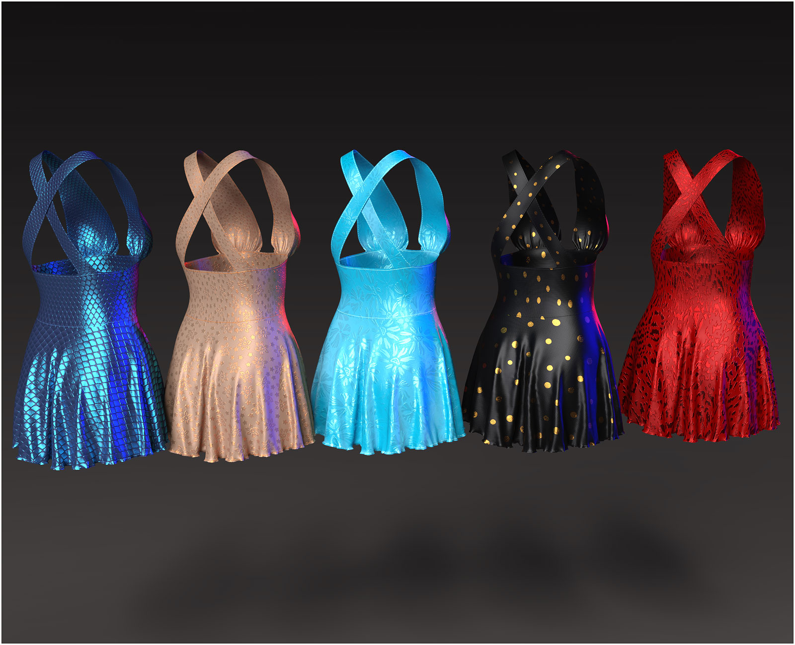 dForce Morgana Dress for Genesis 9 | Daz 3D