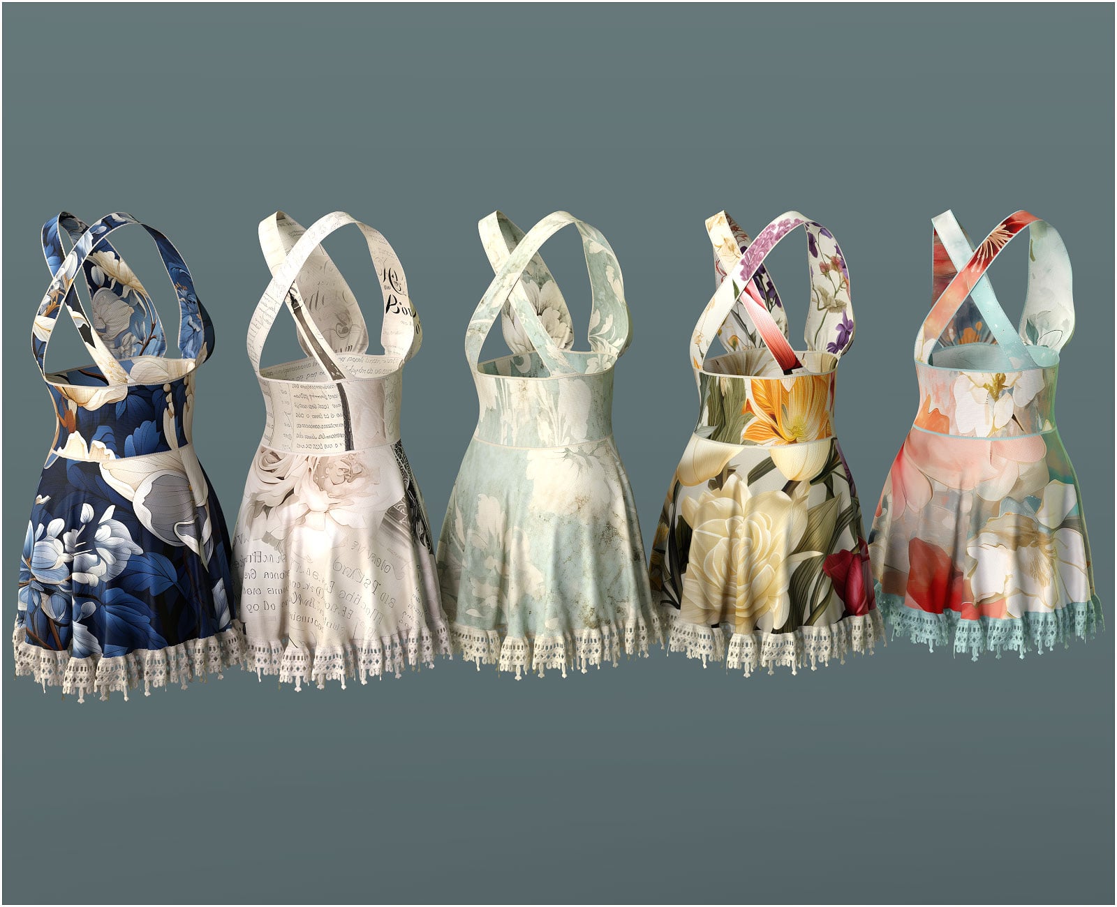 dForce Morgana Dress for Genesis 9 | Daz 3D