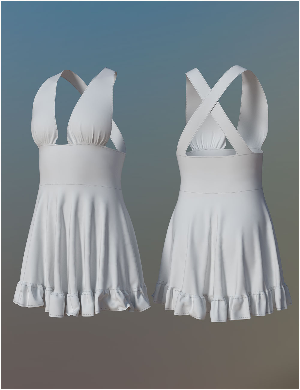 dForce Morgana Dress for Genesis 9 | Daz 3D