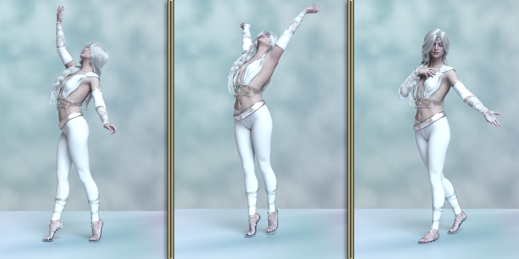 Frozen Realm Poses for Snow Queen 9 | Daz 3D