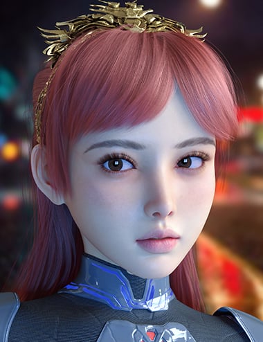 Vo Xiao Hua Hair for Genesis 9 | Daz 3D