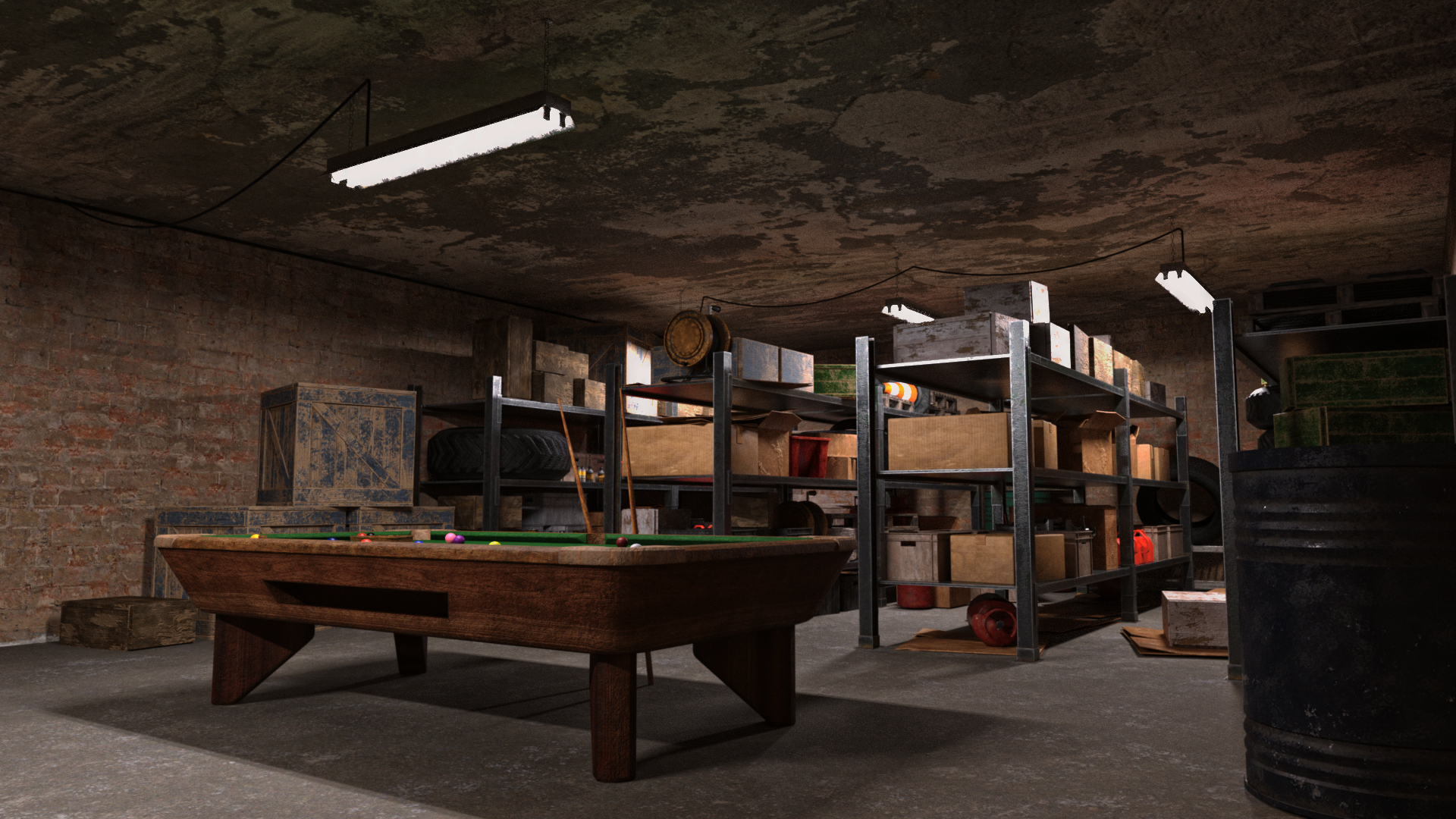 KuJ Vehicle Repair Plant | Daz 3D