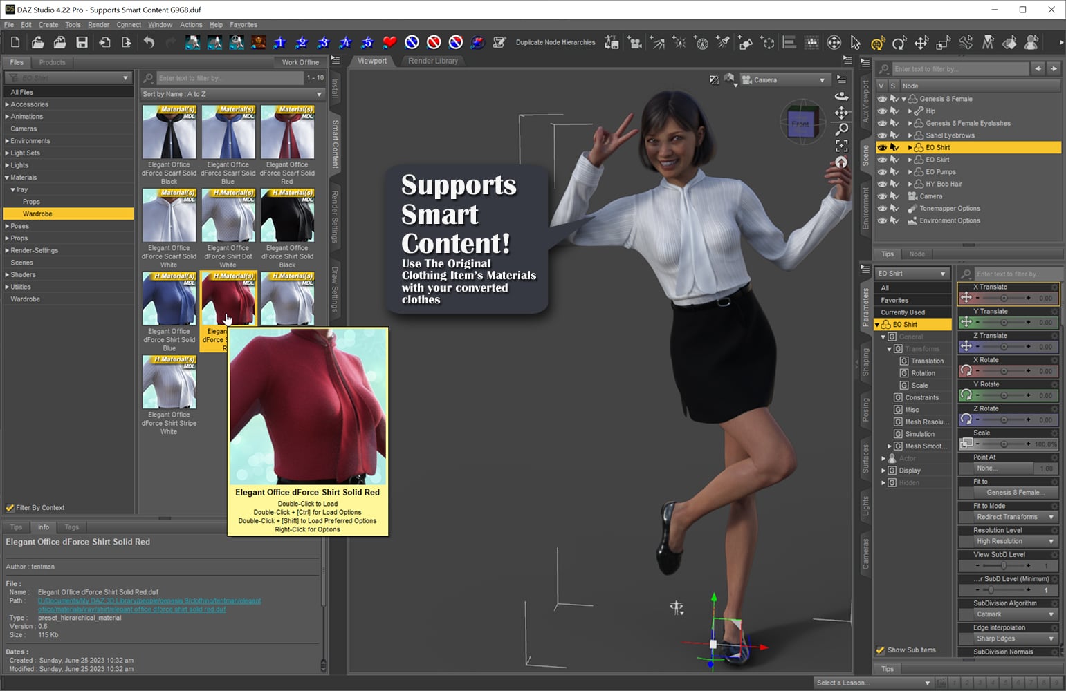 RSSY Clothing Converter from Genesis 9 to Genesis 8 | Daz 3D