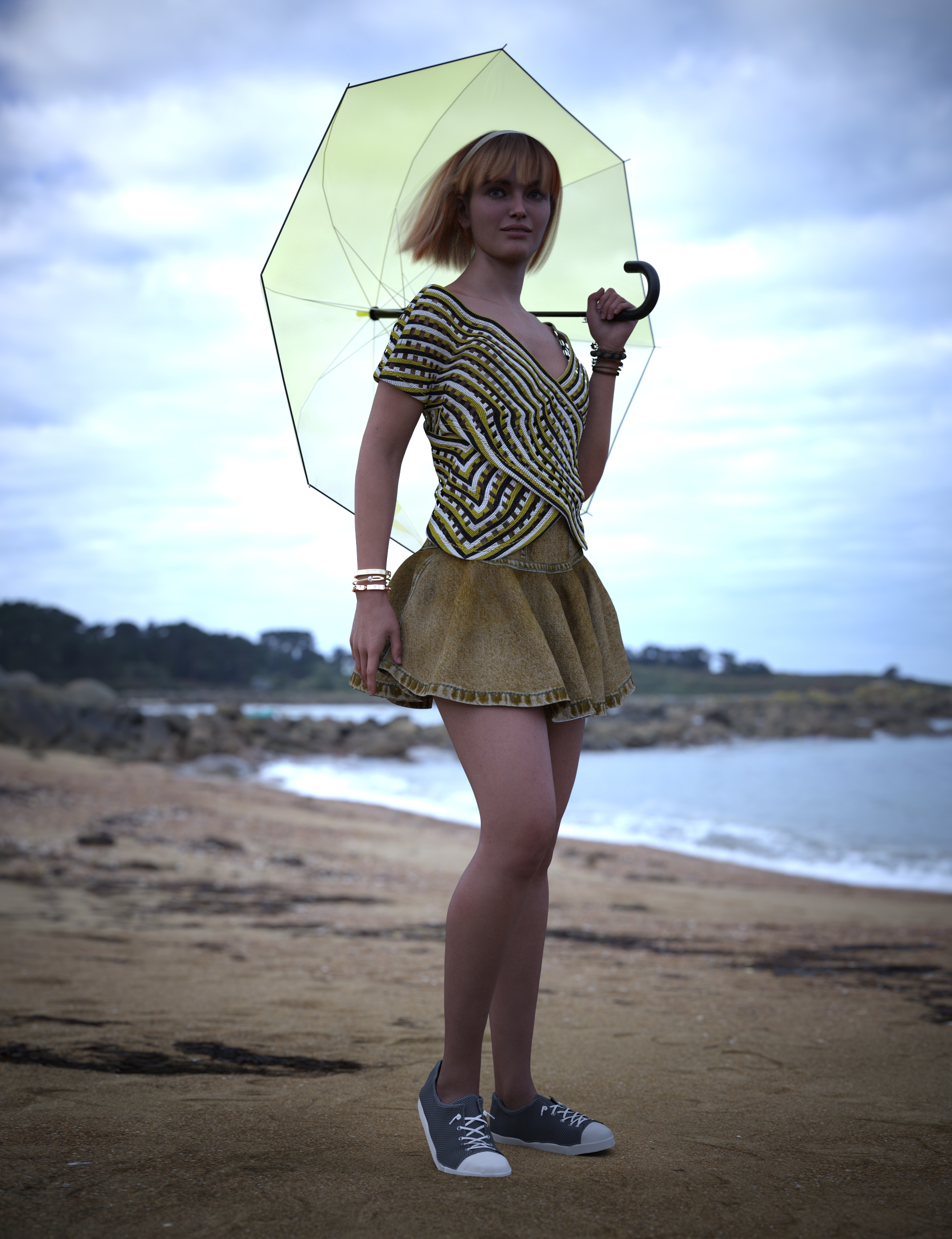 UltraHD IRAY HDRI With DOF - Cloudy Brittany | Daz 3D