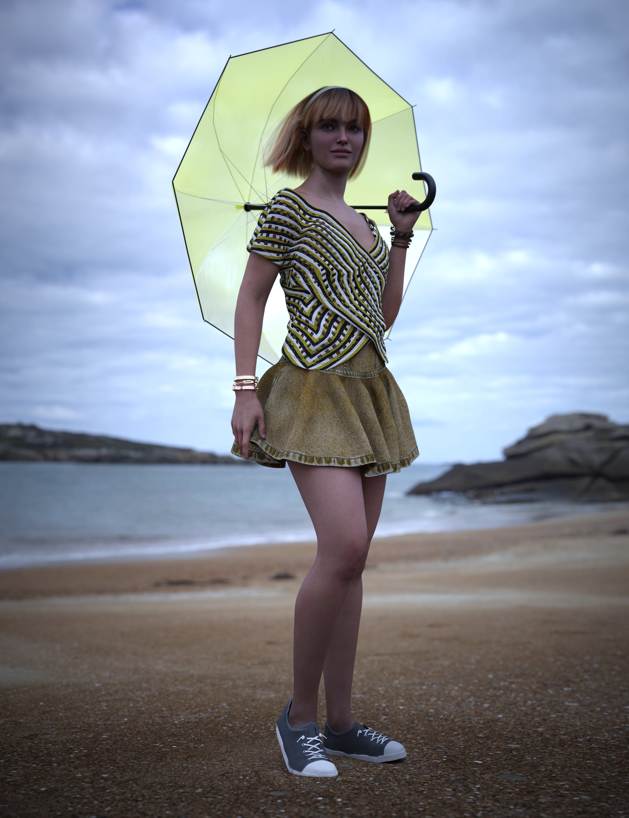 UltraHD IRAY HDRI With DOF - Cloudy Brittany | Daz 3D