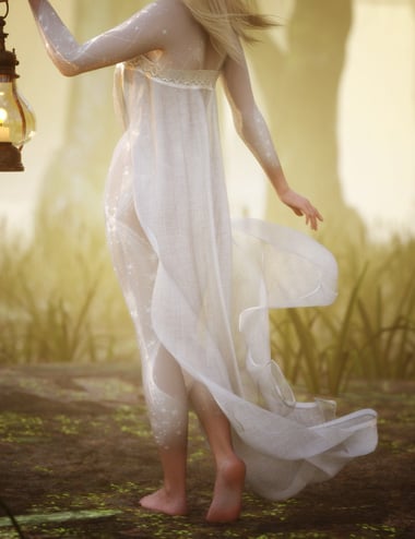 VYK Starlight Gauze Dress for Genesis 9 | Daz 3D