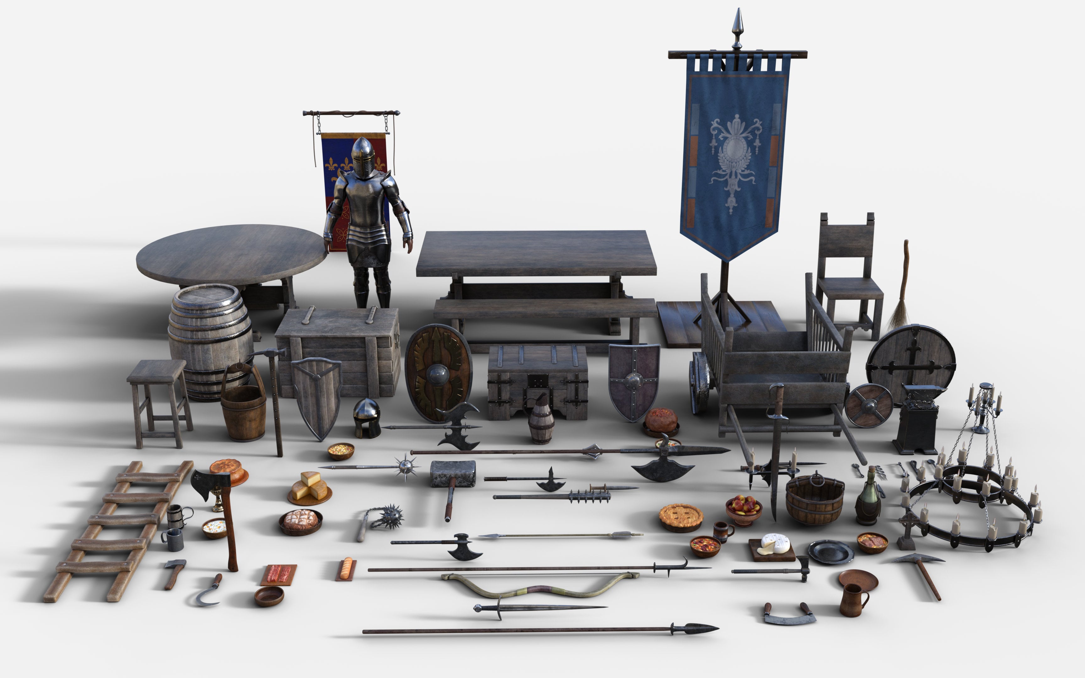 FG Medieval Props Pack | Daz 3D
