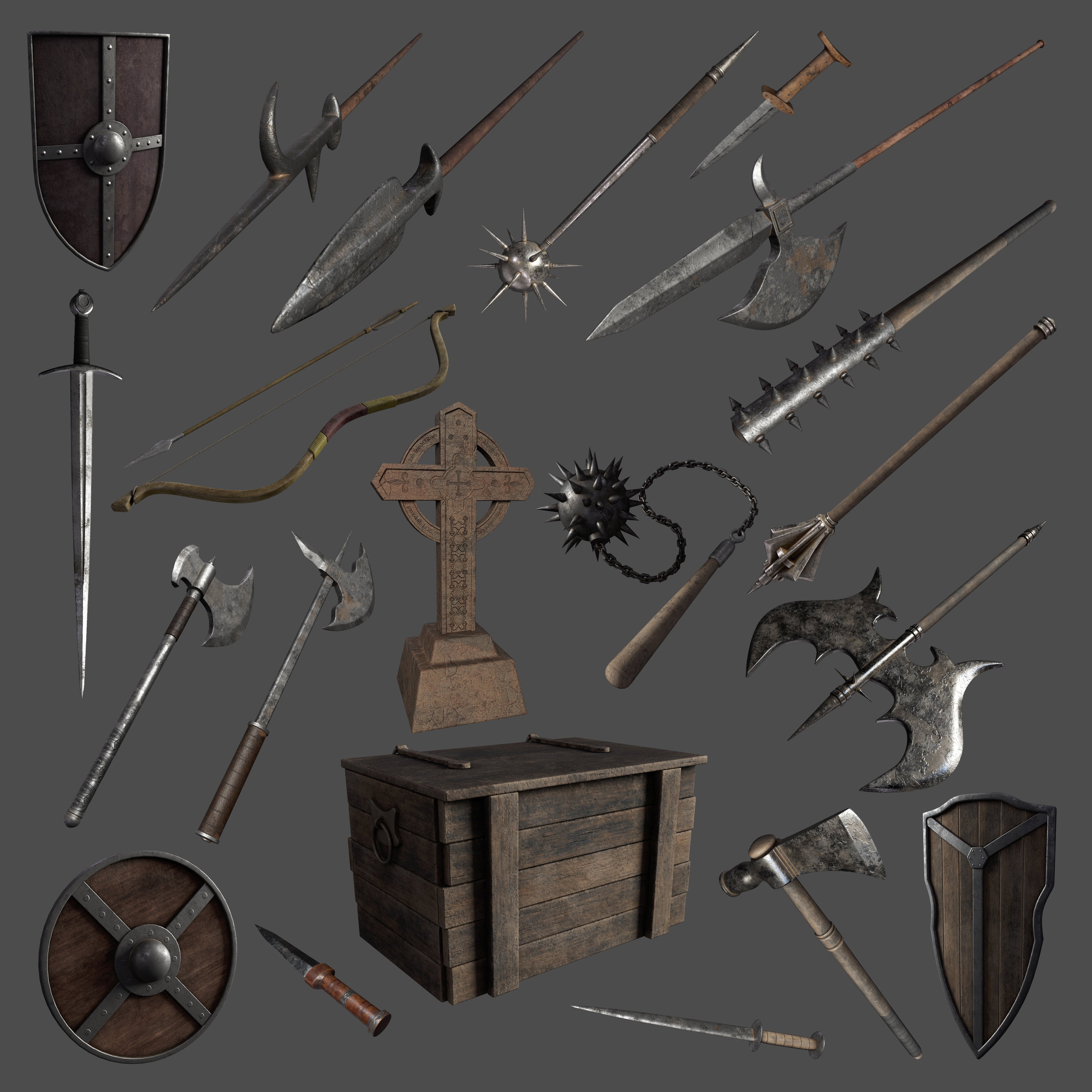 FG Medieval Props Pack | Daz 3D