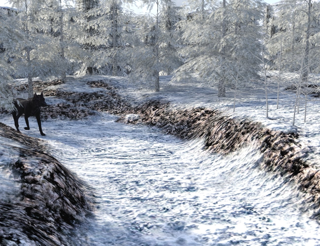 Path Through the Snow | Daz 3D